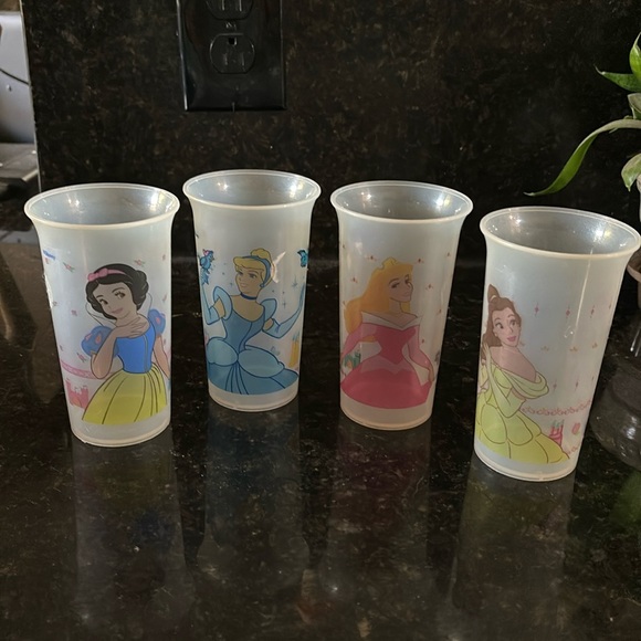 Disney | Kitchen | Vintage Disney Princess Cups | Poshmark